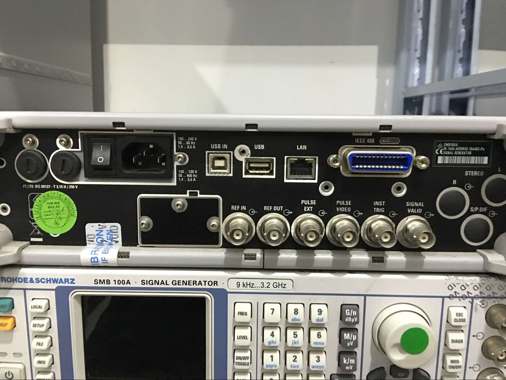 R&S SMB 100A RF and Microwave Signal Generator - Buy R&S , SMB100A, RF and Microwave Product on ...