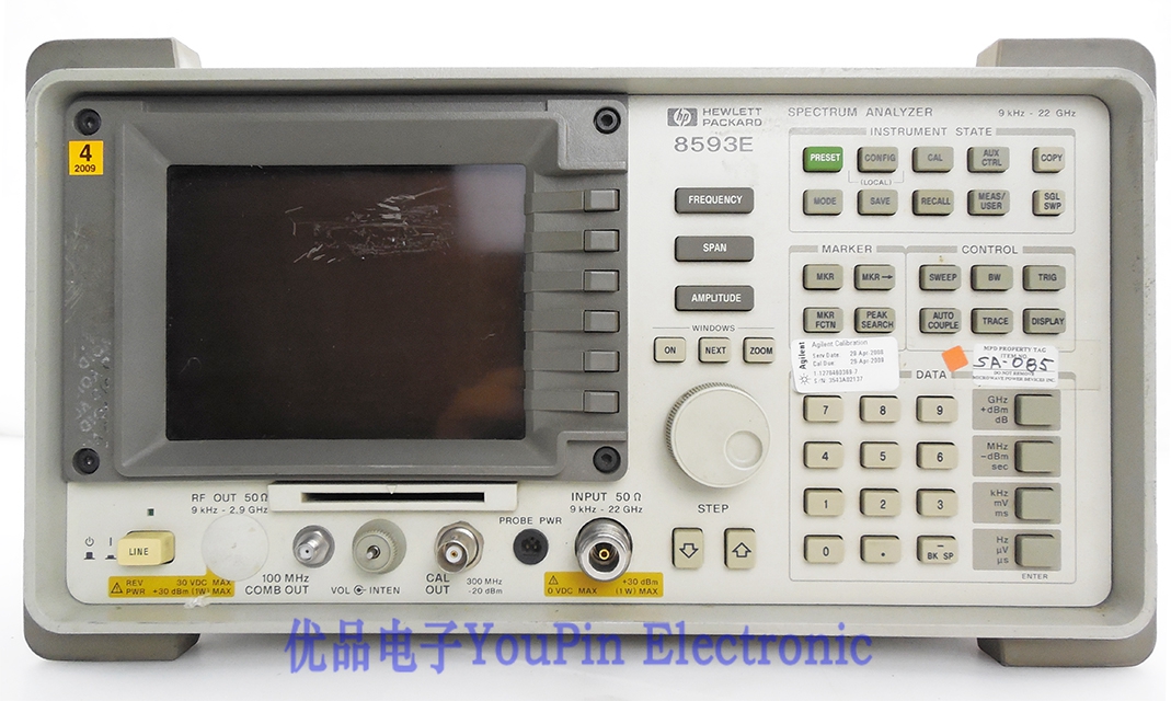 Keysight(Agilent) 8593E Portable Spectrum Analyzer - Buy Keysight, Agilent, 8593E Product on ...