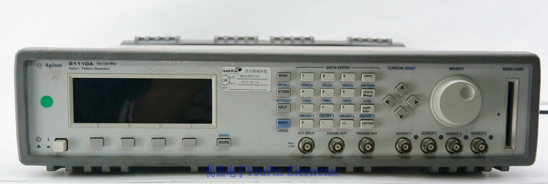 Keysight(Agilent) 81110A Pulse Pattern Generator - Buy Keysight ...